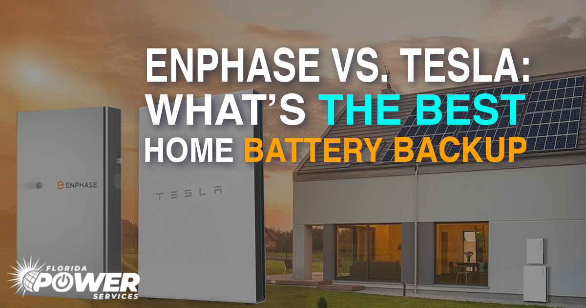 Enphase vs. Tesla: What’s the Best Home Battery Backup?