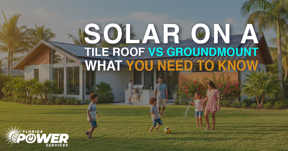 Solar on a Tile Roof vs Ground Mount: What You Need to Know