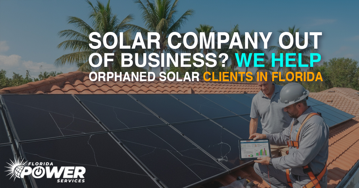 ¿Empresa de energía solar quebrada? Ayudamos a clientes solares ...